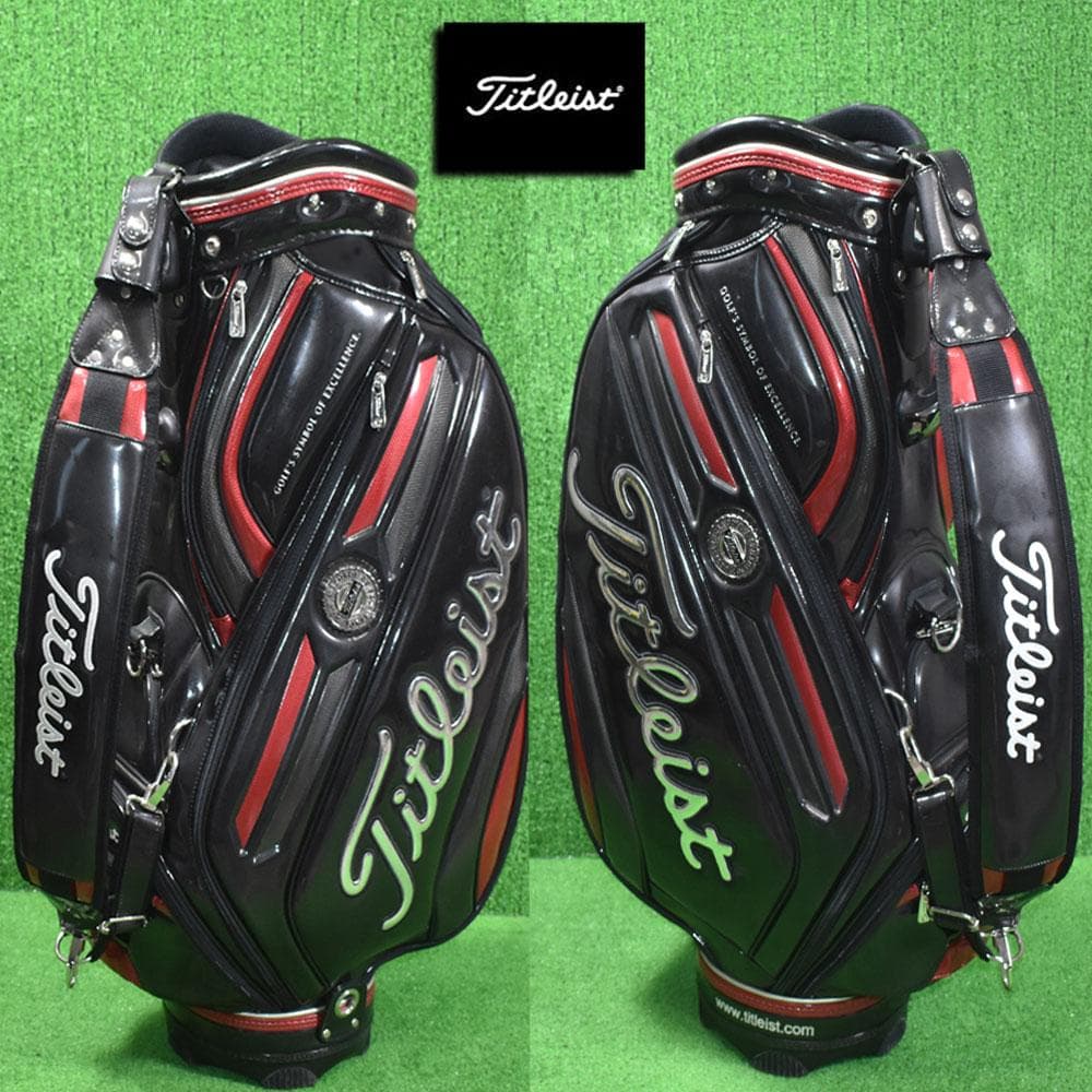Titleist/タイトリスト/3点式ショルダーキャディバッグ９.５型 美品！