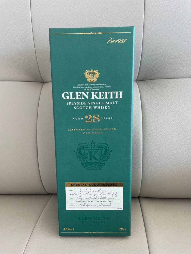 ネット最安！グレンキース　GLEN KEITH 28年　700ml