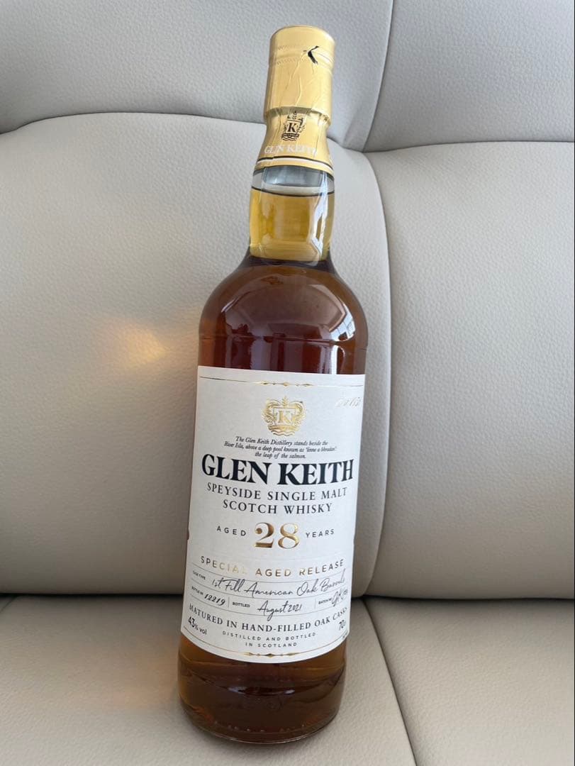 ネット最安！グレンキース　GLEN KEITH 28年　700ml