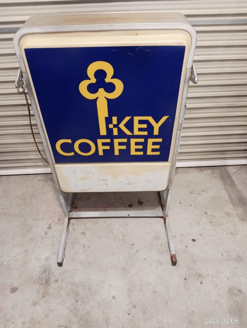 KEY COFFEE 看板　昭和レトロ
