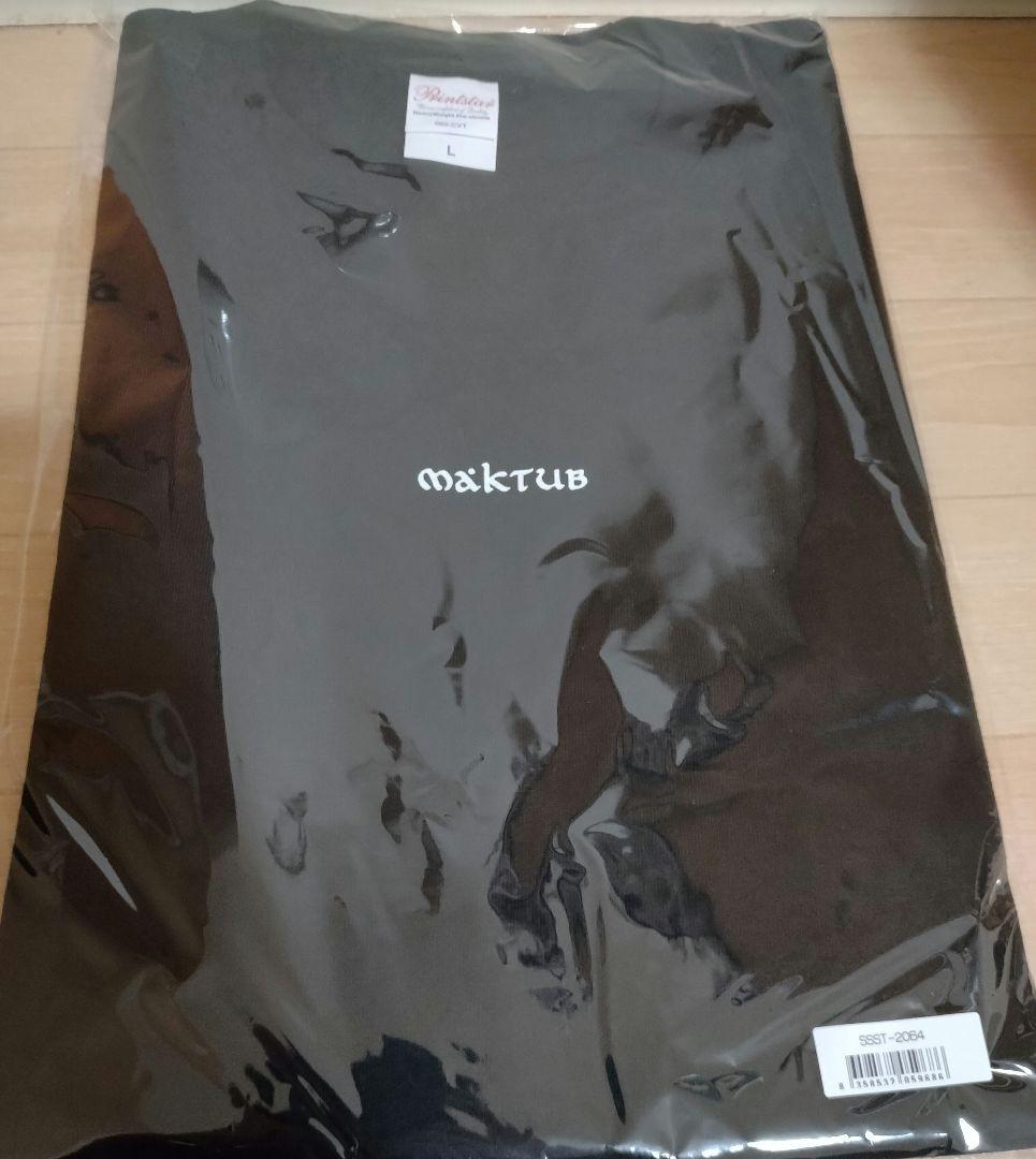 jjj maktub Tシャツ ブラック Ｌサイズ　新品未使用