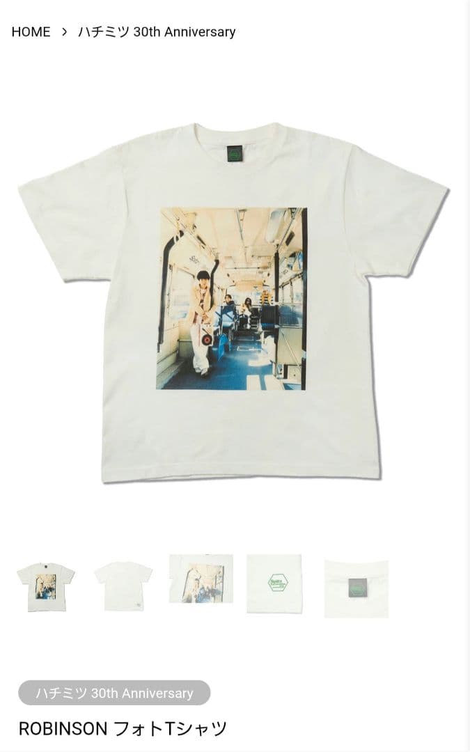 スピッツ ROBINSON フォトTシャツ(Mサイズ)