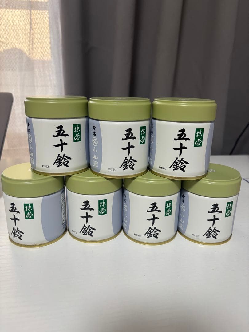丸久小山園　抹茶　五十鈴40g 7缶
