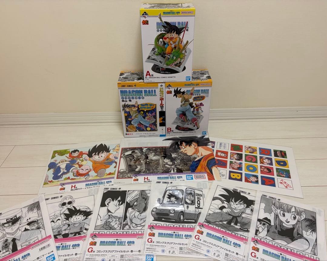 一番くじ ドラゴンボール 40th A賞、B賞2つ、他賞セット