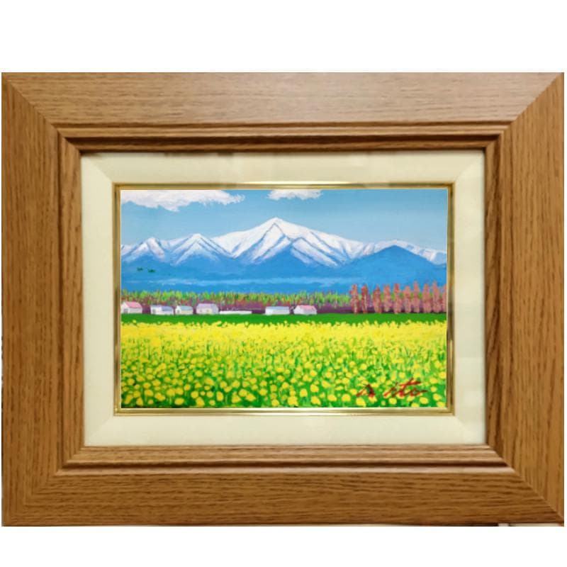 ☆伊藤正一☆「 菜の花畑 」アクリル画　サイズSM　新品！