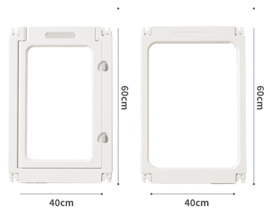DoriDori ドリドリ ペットケージ アクリルフェンス ホワイト 韓国製