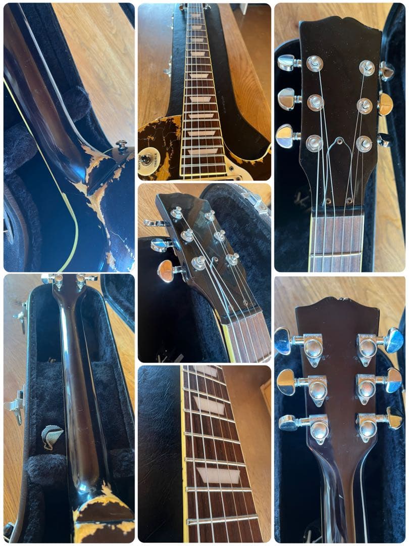 ハードエイジド&レリックレスポールスタンダードタイプ3PUオイルコンデンサー仕様