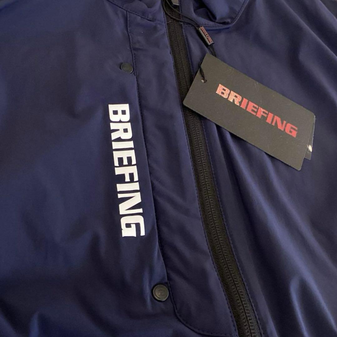 新品　BRIEFING POCKETABLE WIND VEST ネイビーM