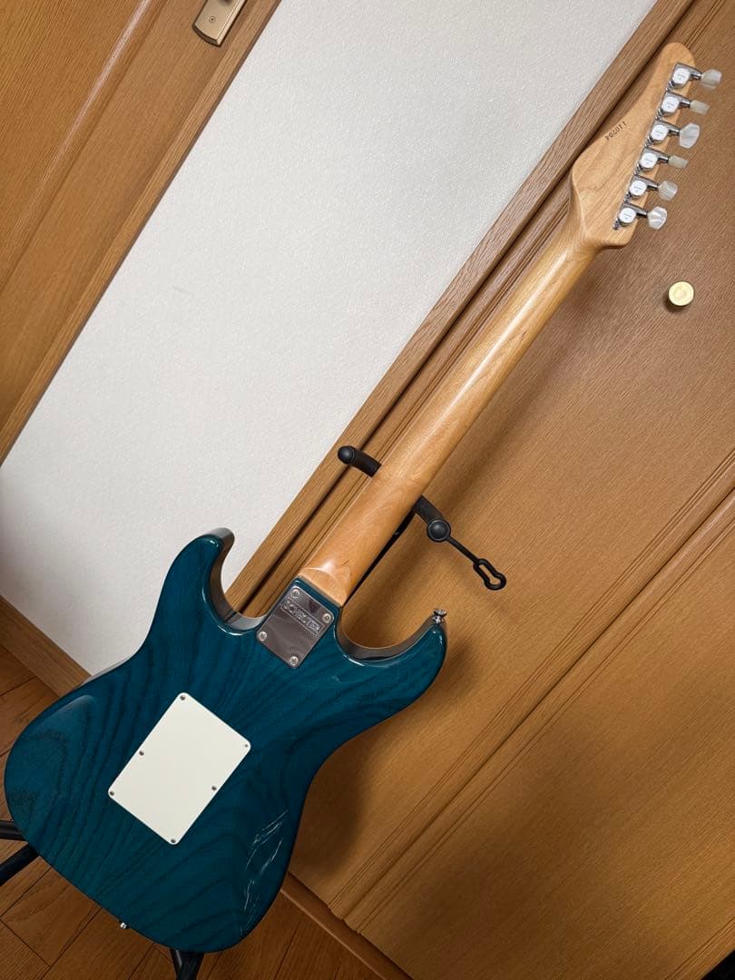 ギター SCHECTER EX-V CTM/FRT BKAQ