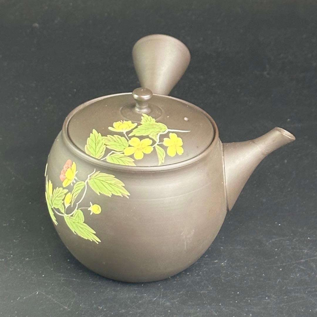 常滑焼　昭龍　黄花急須　茶器　茶道具　茶注　煎茶道具