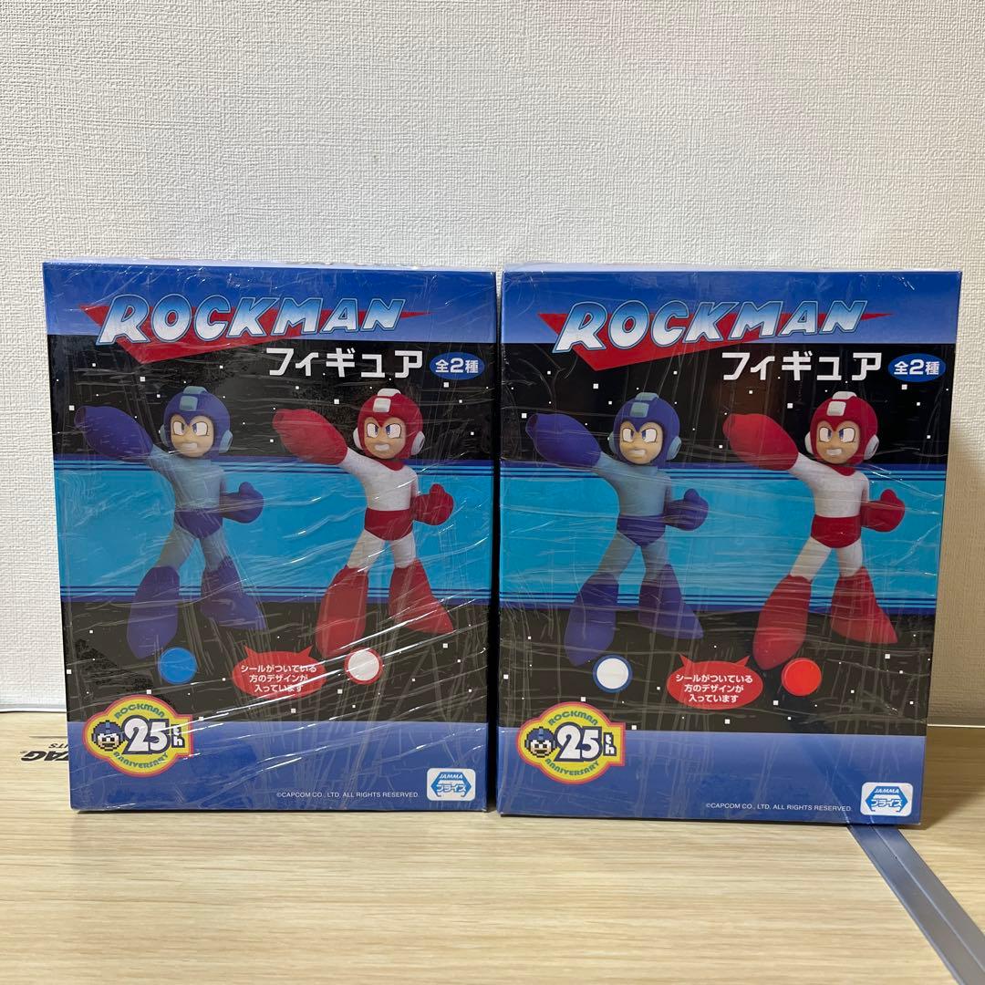 ロックマン　25周年　フィギュア　プライズ　2個セット　新品