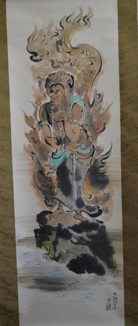 コロナ制圧祈願還元キャンペーン！！小林五浪　絹本肉筆　掛軸　共箱全揃