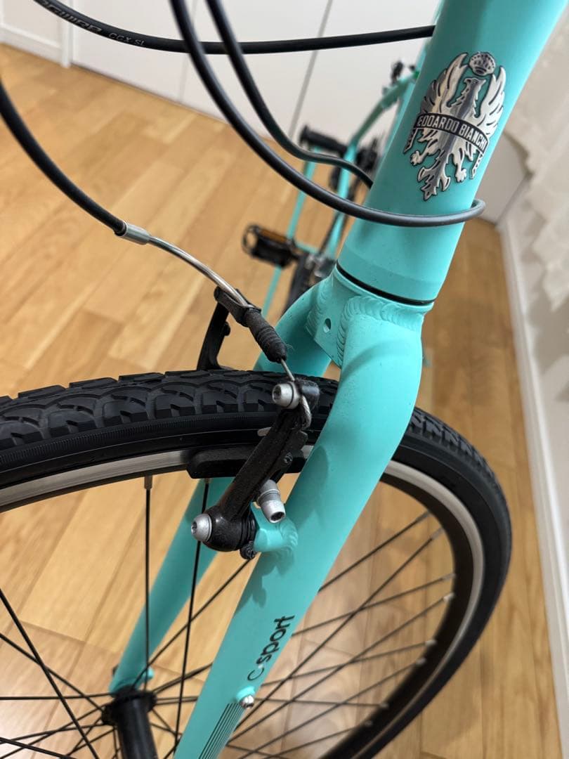 Bianchi C-Sport 水色 クロスバイク