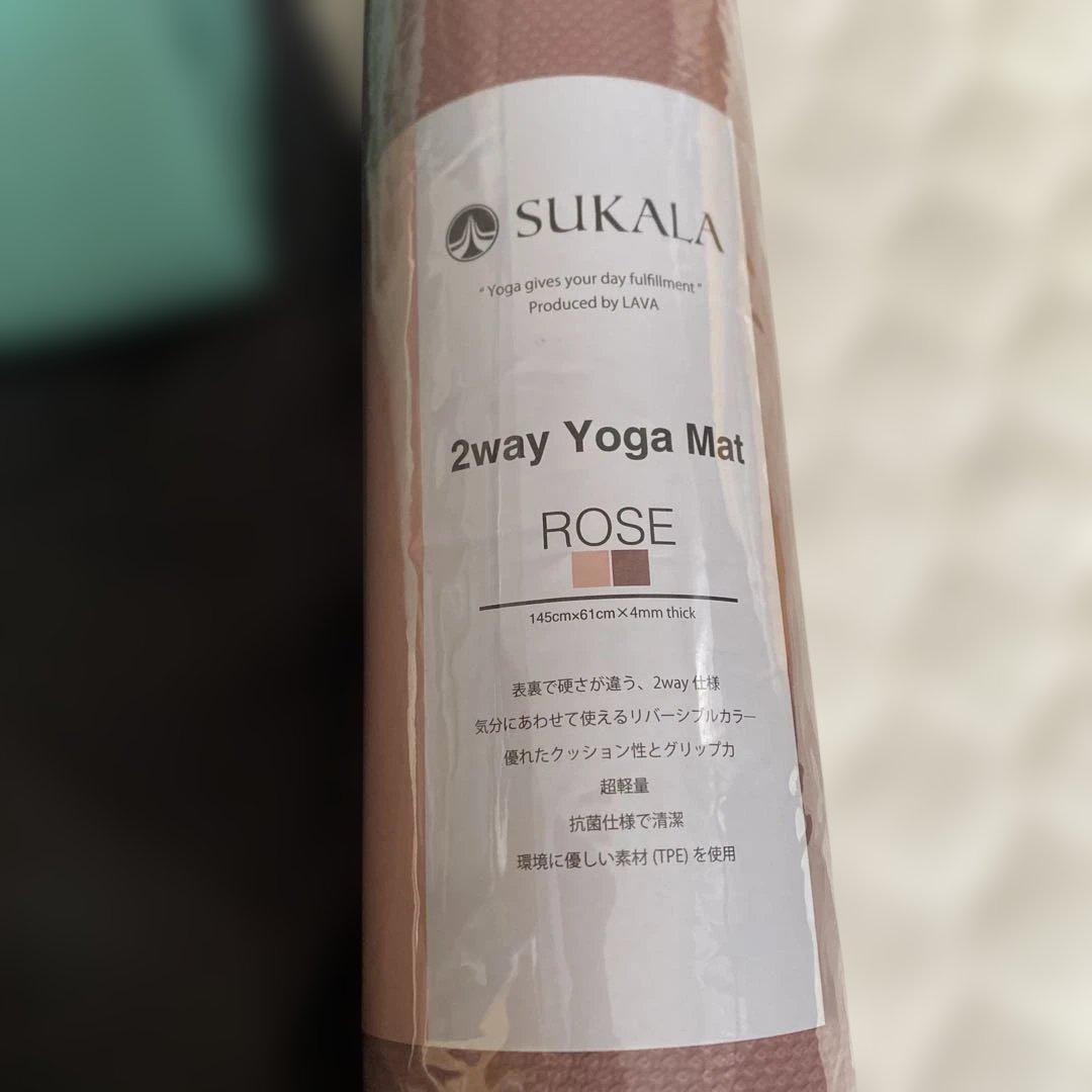 SUKALA 2way Yoga Mat ローズ　カバー　LAVAラグ３点セット