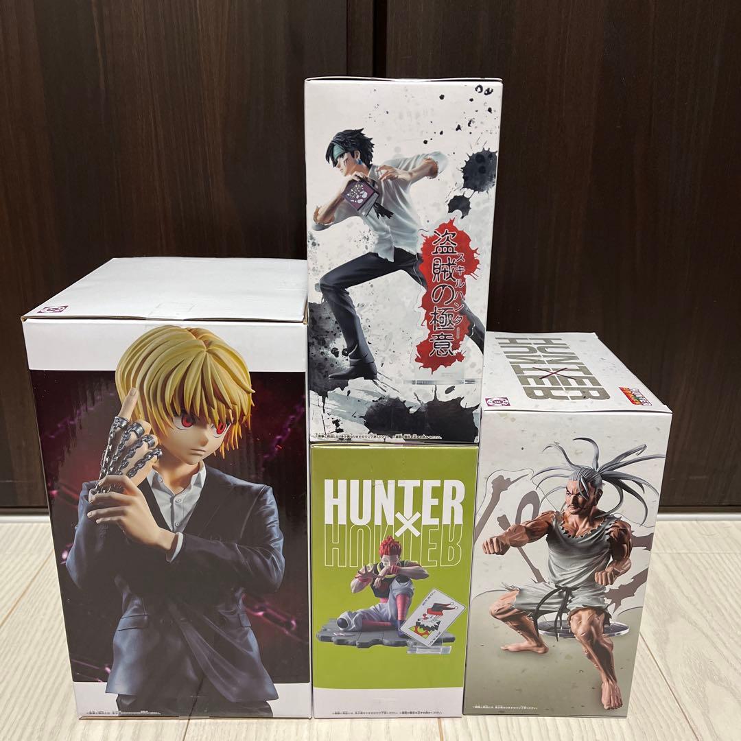 HUNTER HUNTER ヒソカ クロロ クラピカ ネテロフィギュア4体セット