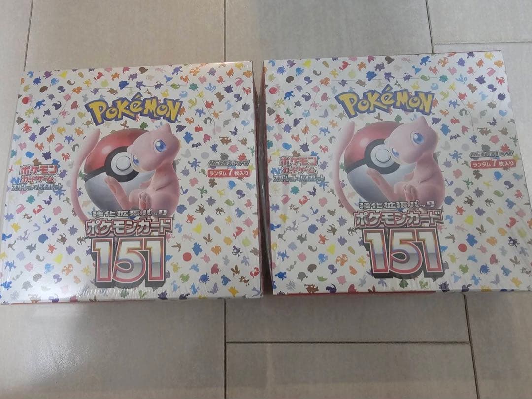 ポケモン　151 box シュリンク付き　絶版　ポケモンカード　廃盤品　ボックス