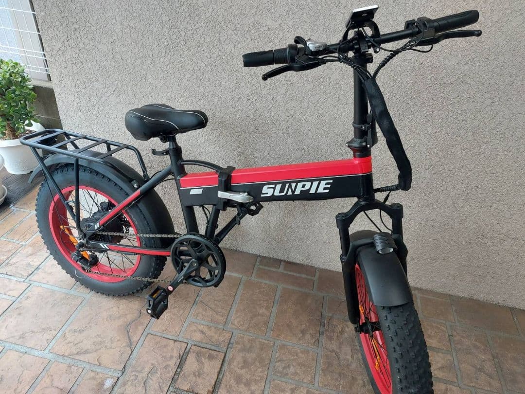 引取発送不可歓迎大阪 SUNPIE 電動アシスト自転車美品ほぼ新品
