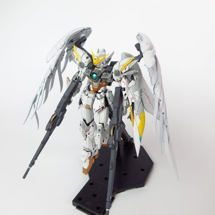 ウイングガンダムゼロ スノーホワイトプレリュード ew ver ka 塗装完成品