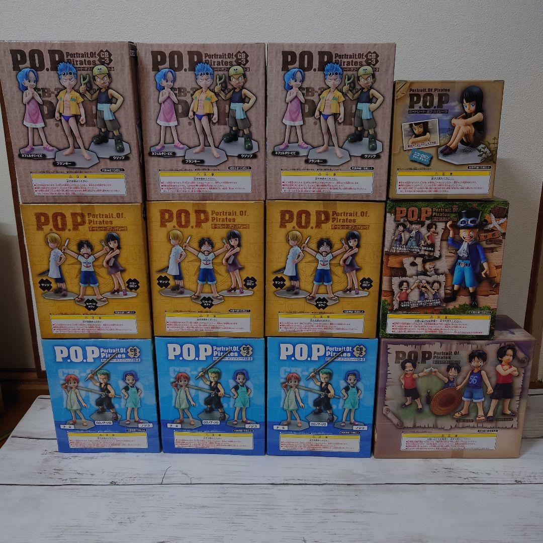 未開封・ワンピースＰOＰフィギュアMILD 12個セット