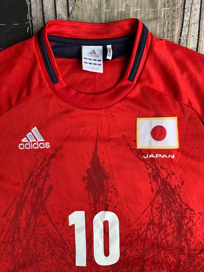 2012 adidas 日本代表 ロンドン五輪 東慶悟 vtg ユニフォーム 赤