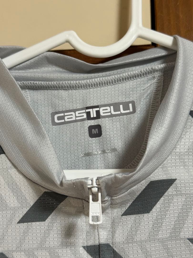 castelli サイクルジャージ Mサイズ グレー