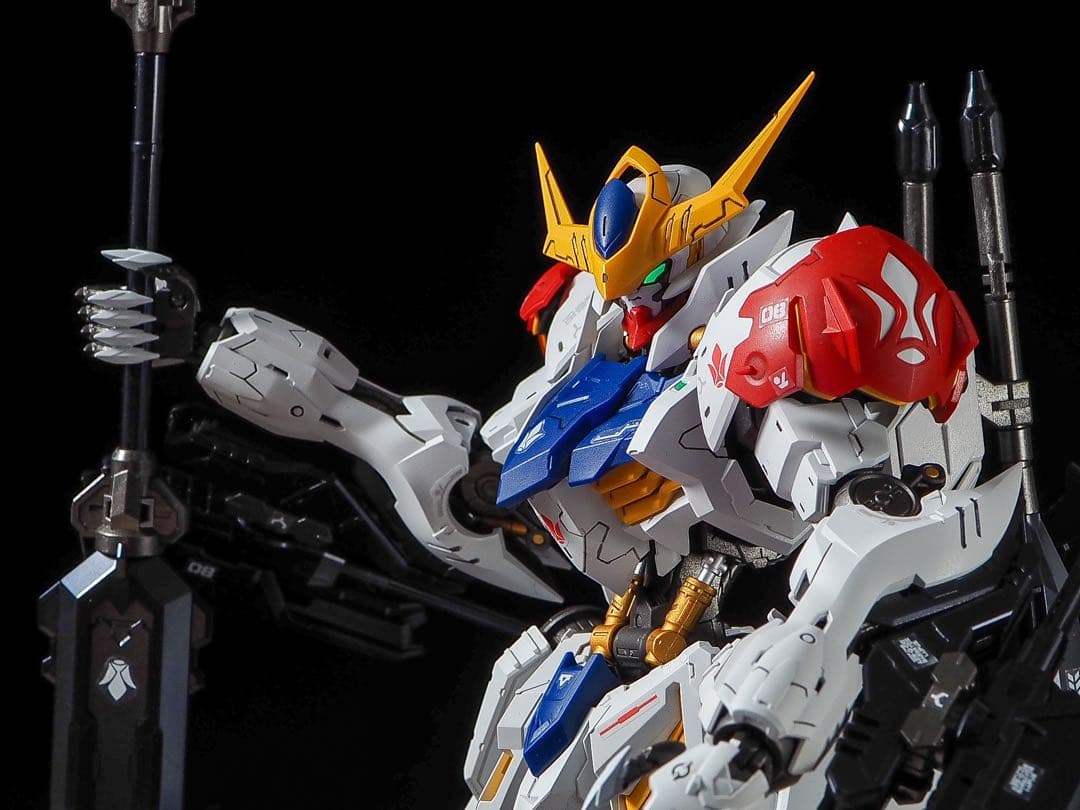 mg ガンダムバルバトスルプス　全塗装　完成品　パイロット塗装　ラスト
