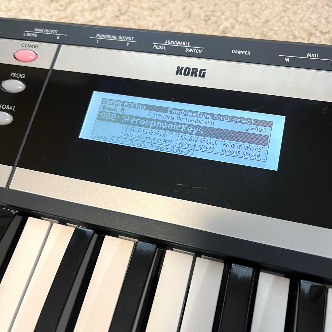 KORG X50 シンセサイザー 本体・電源コード・純正ソフトケース・外箱付き