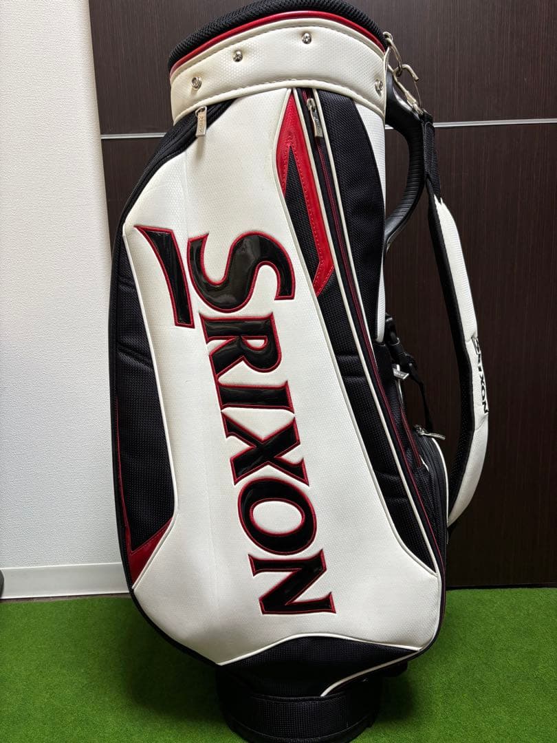 【最終値下げ】Srixon キャディバッグ ホワイト/ブラック/レッド