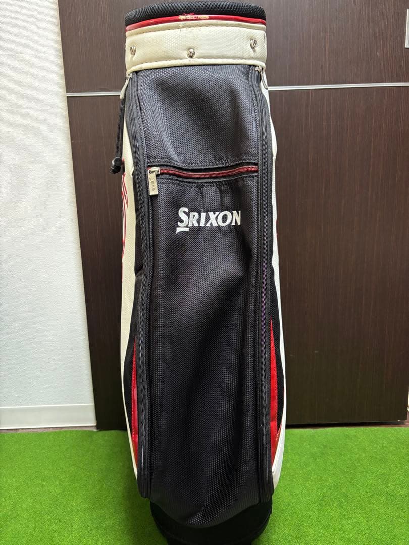 【最終値下げ】Srixon キャディバッグ ホワイト/ブラック/レッド