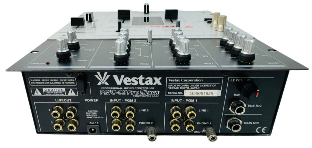 Vestax ベスタクス DJミキサー PMC-05ProⅢ VCA