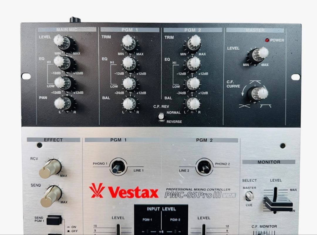 Vestax ベスタクス DJミキサー PMC-05ProⅢ VCA