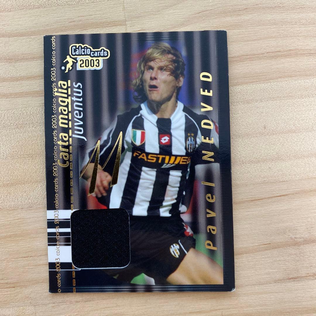 2003CALCIO CARDS JUVENTUS NEDVED ジャージカード