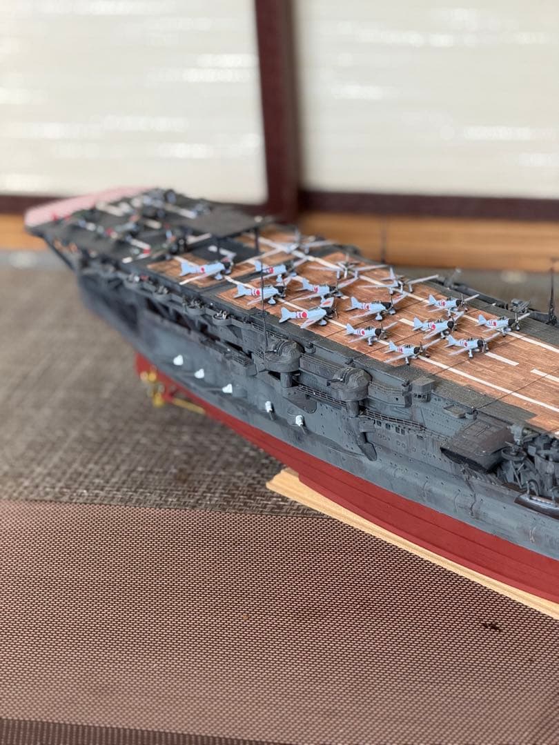 旧 日本海軍 航空母艦　加賀　1/350スケール完成品