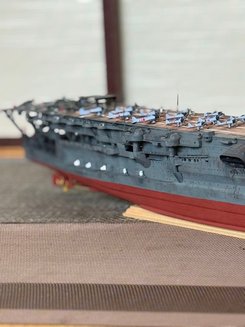 旧 日本海軍 航空母艦　加賀　1/350スケール完成品