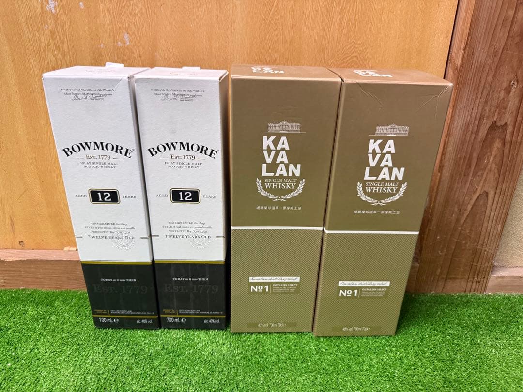 BOWMORE 12年 & KAVALAN NO.1 セット