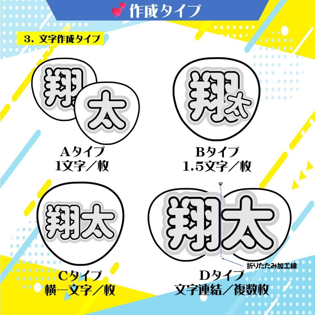 うちわ文字 オーダー 団扇文字 連結団扇 連結パネル ハングル ネームボード