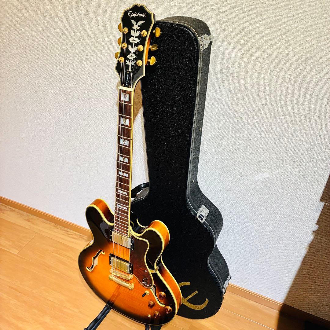 EPIPHONE 【動作確認済】 Sheraton-II セミアコ エレキギター