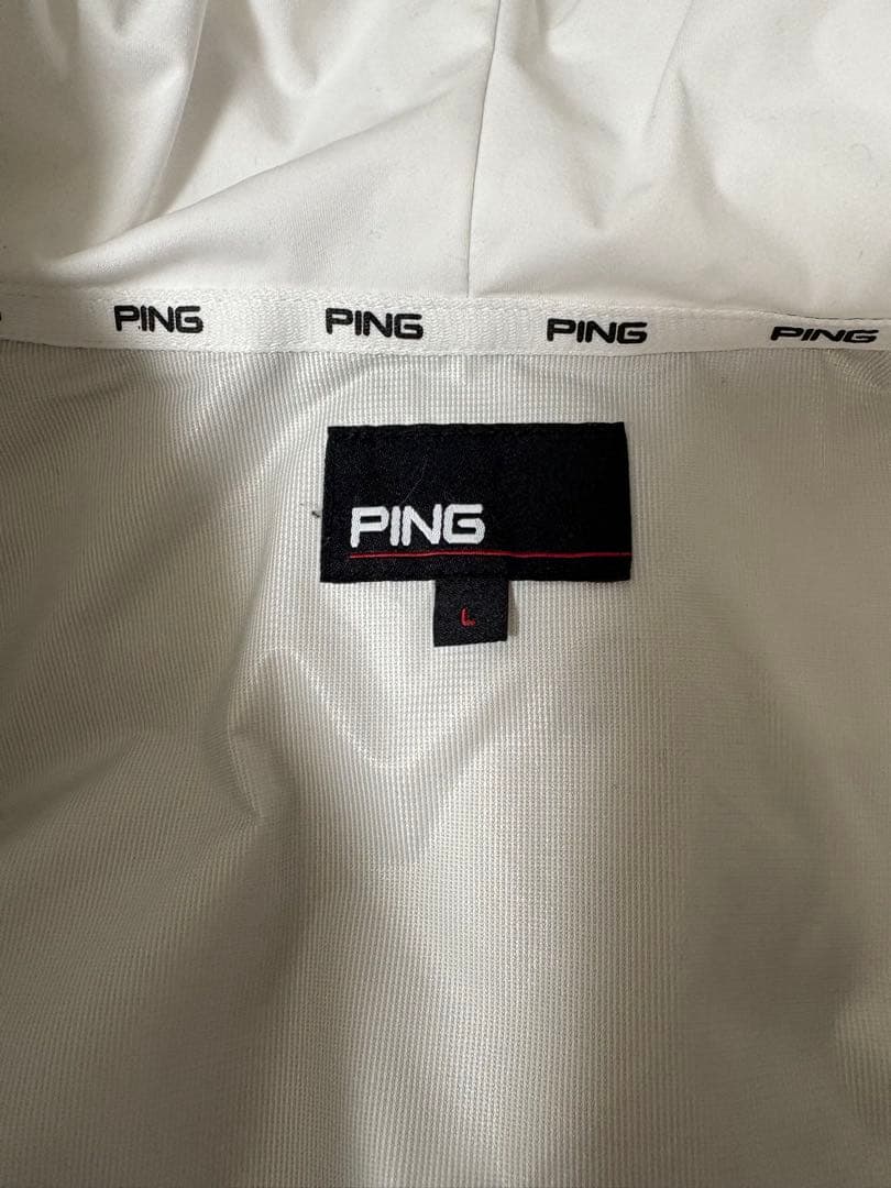 PING フード付きキルティングアウター
