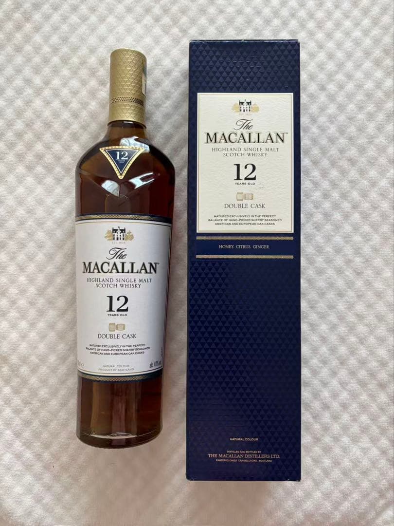 ウイスキー The Macallan 12 Double Cask