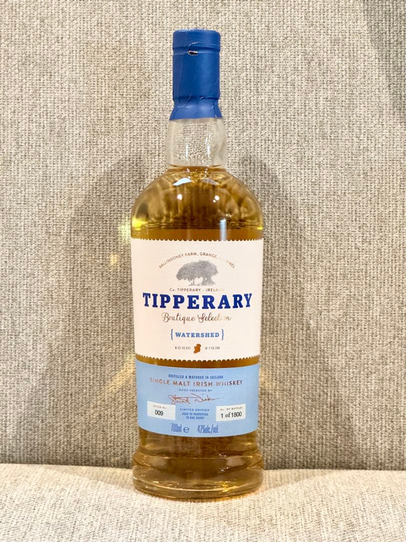 TIPPERARY Watershed シングルモルトウイスキー 47%