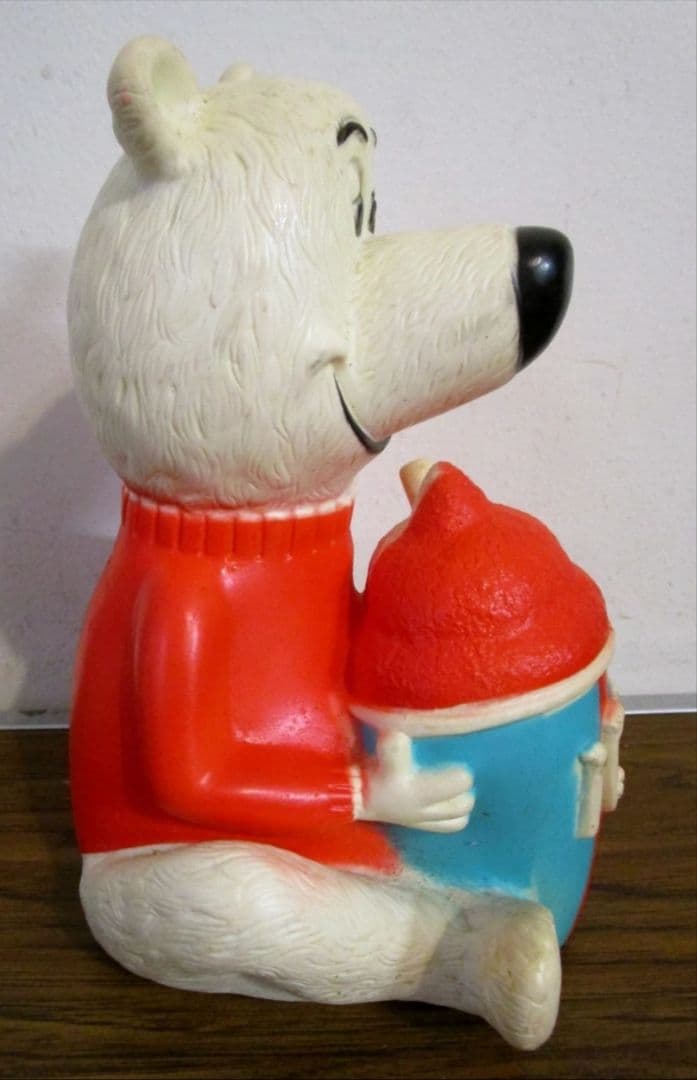 1970’s ICEE BEAR アイシーベアー ビンテージ ソフビ 貯金箱