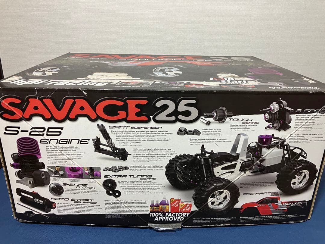 HPI SAVAGE 25 ( 新品未使用 ) ロトスターター無し