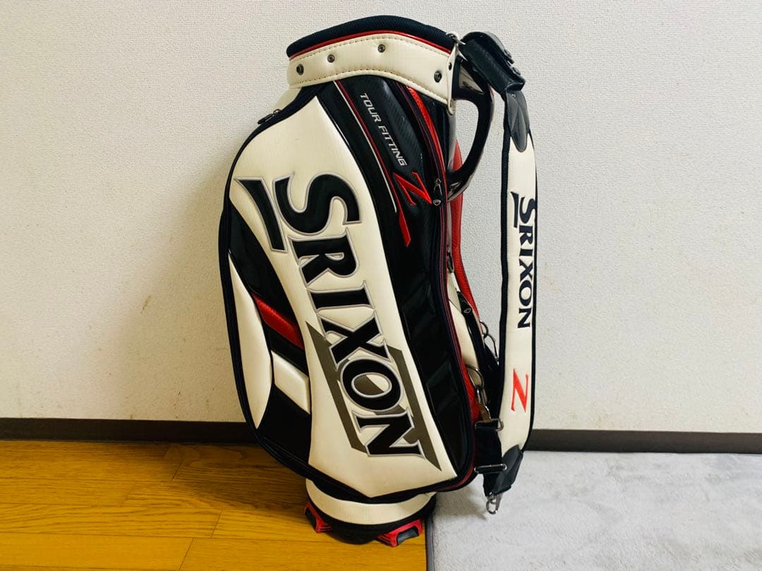 Srixon Z キャディバッグ 白黒赤