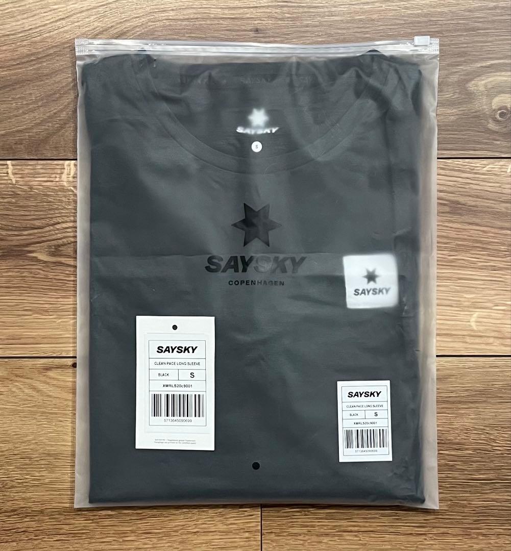 SAYSKY CLEAN PACE LONGSLEEVE BLACK【Sサイズ】