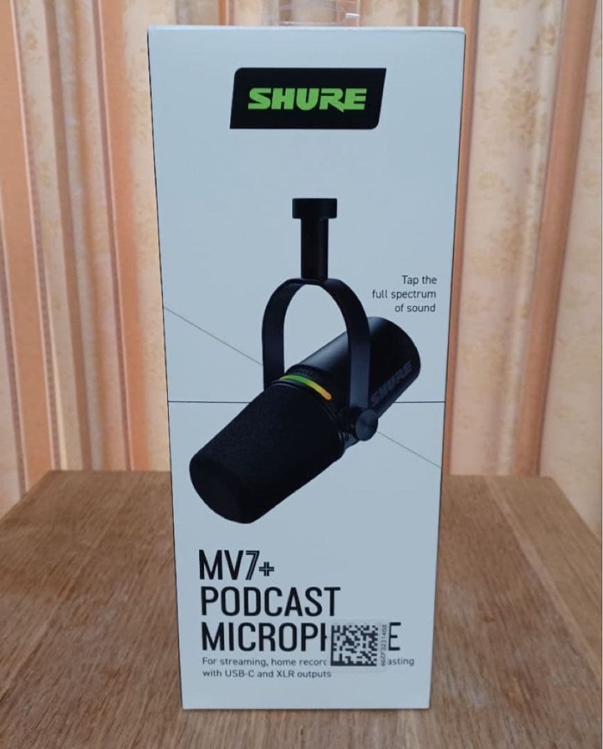【美品】SHURE MV7+ ポッドキャストマイク