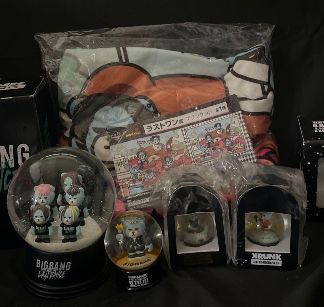 BIGBANG KRUNK スノードーム　ウォータードーム　ブランケット