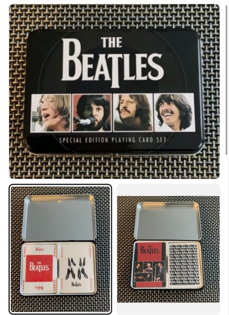 新品未開封2009年THE BEATLESビートルズ特別版トランプセットブリキ箱