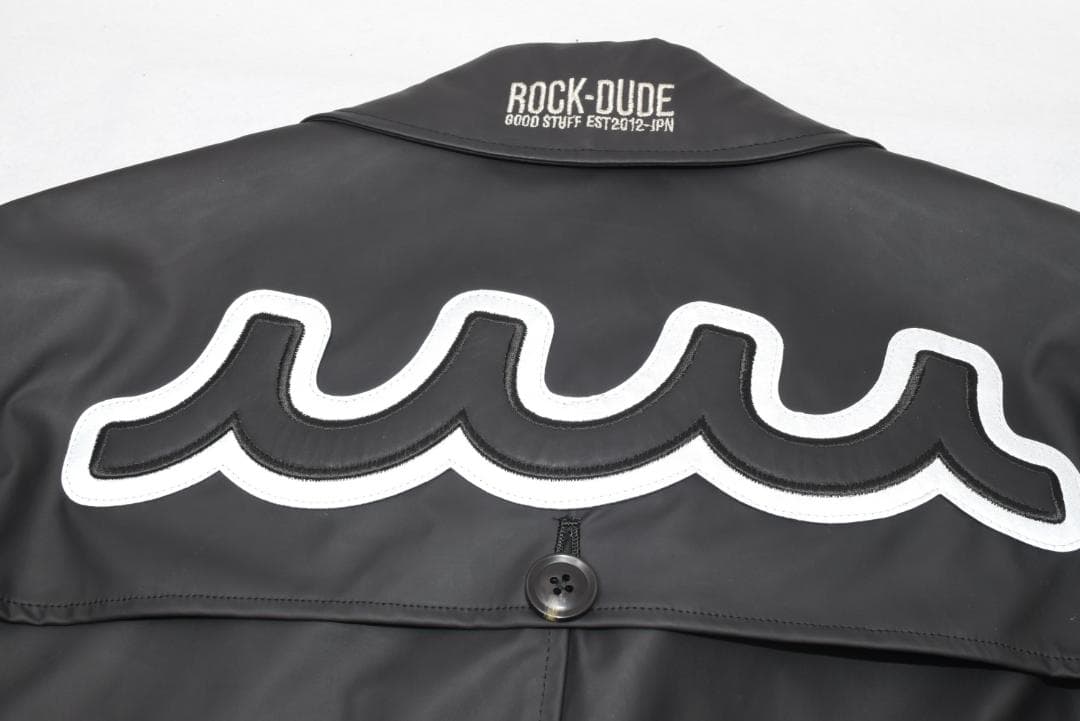 新品☆ROCK DUDE ＆ MUTA MARINE レインコート☆黒☆Mサイズ