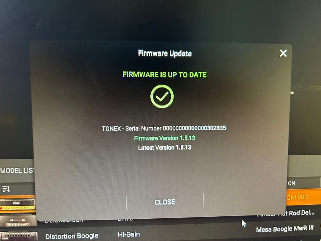 新品同様　IK Multimedia TONEX Pedal 最新バージョン