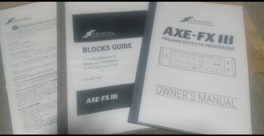 Fractal Audio AXE-FX Ⅲ GLAY HISASHI